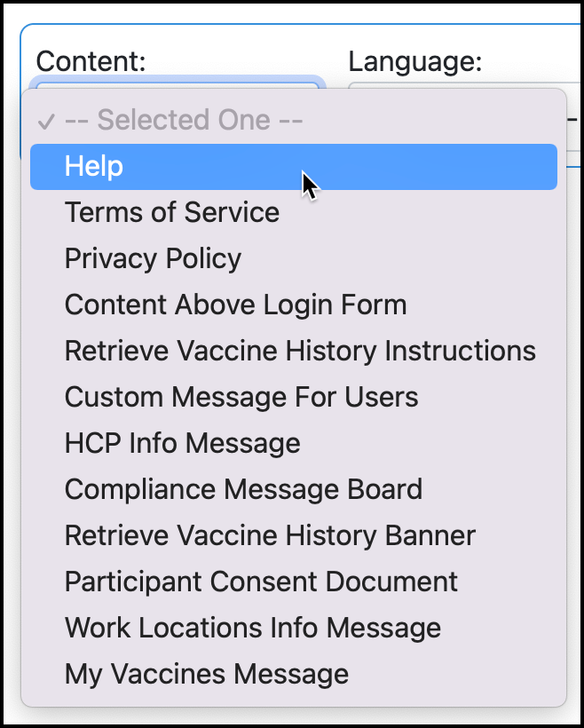 Create Help page content